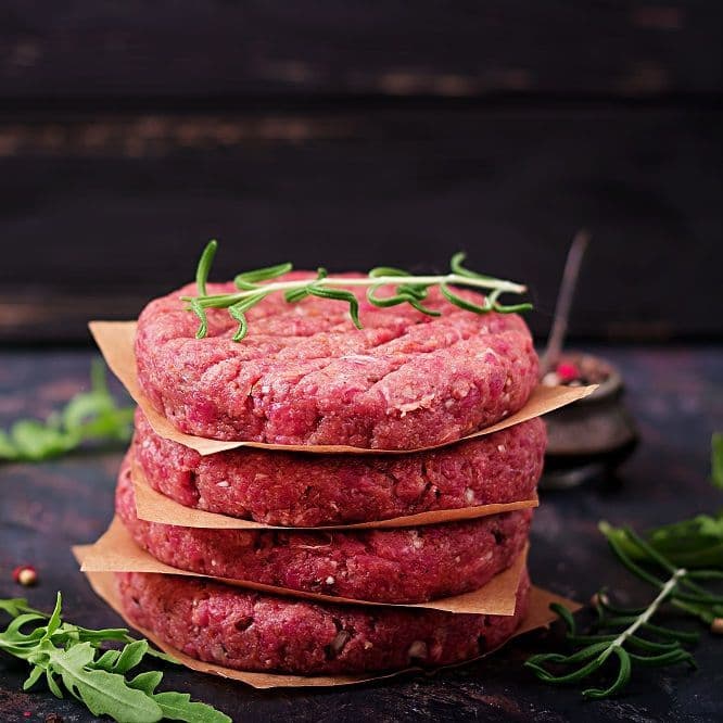 Traditional Thick Cut Beef Burgers – Dukes Meats